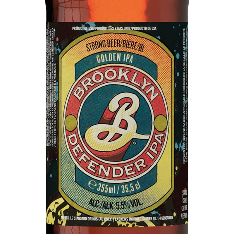 Cerveja Brooklyn Defender IPA Garrafa 355ml - Clube Do Malte