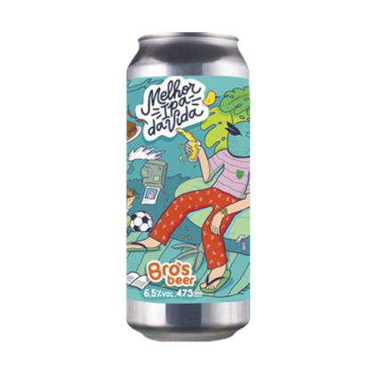 Cerveja Bro's Beer A Melhor IPA da Vida (2023) Lata 473ml
