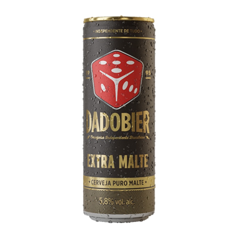 Cerveja Dado Bier Extra Malte Lata 350ml - Clube Do Malte