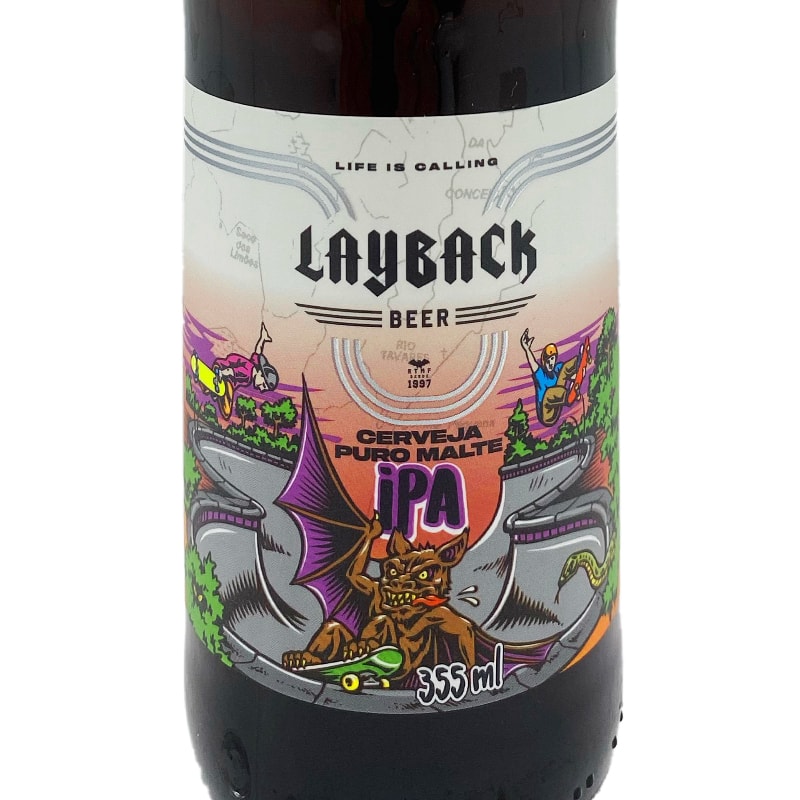 Cerveja Layback IPA Garrafa 355ml - Clube Do Malte