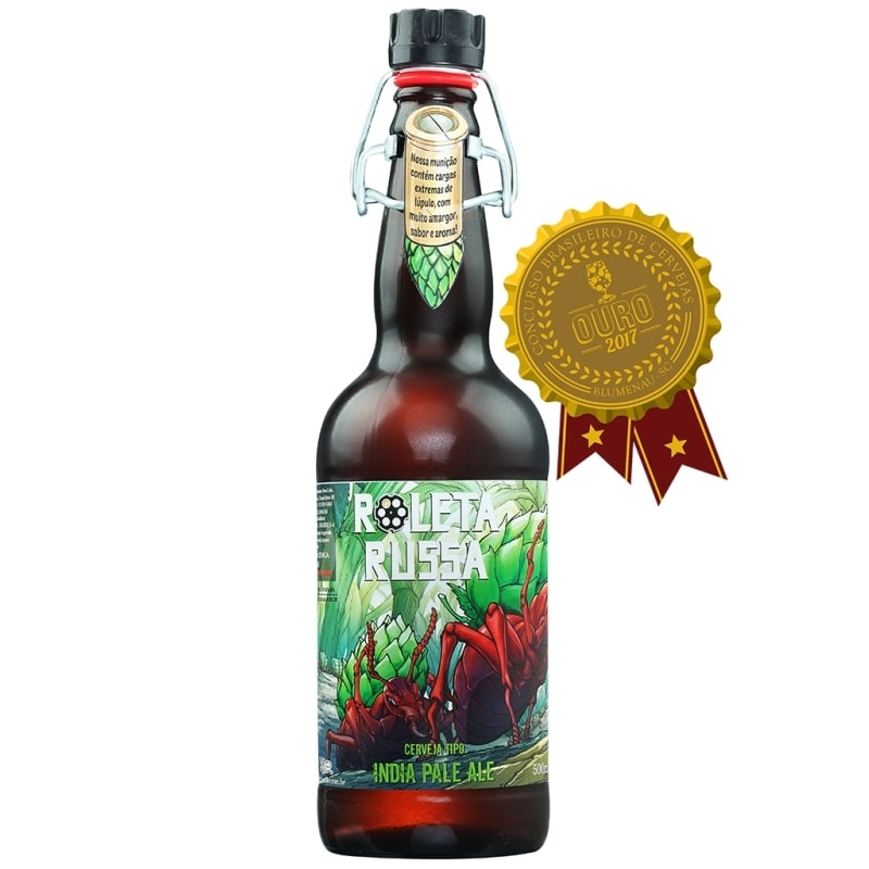 Cerveja Roleta Russa IPA 500ml